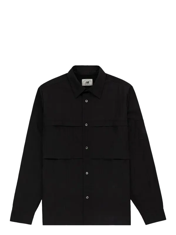 Aimé Leon Dore X New Balance Windowpane Grid Shirt - Black