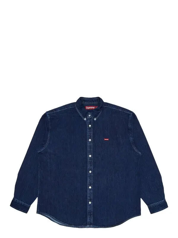Supreme Small Box Denim Shirt - Blue