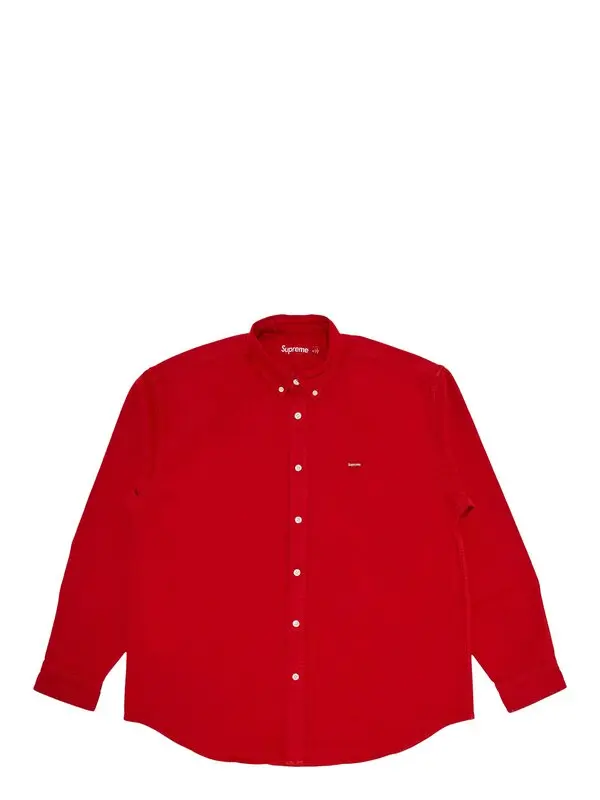 Supreme Small Box Denim Shirt - Red