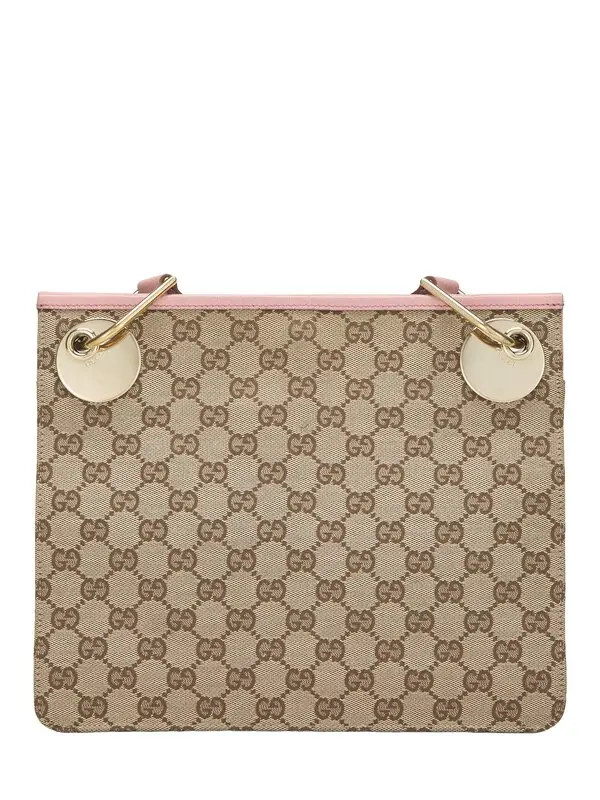 Gucci Original Gg Canvas Eclipse Messenger - Pink