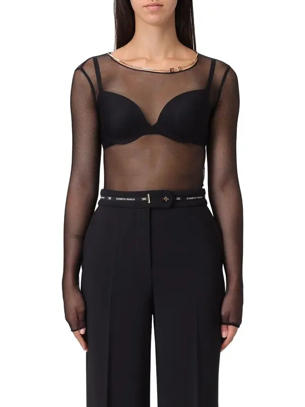 Elisabetta Franchi Top - Black