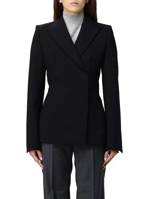 Sportmax Double Breasted Jacket - Black