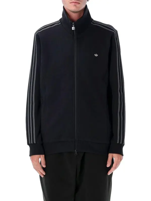 ADIDAS ORIGINALS Zip Up Sweatshirt - Black