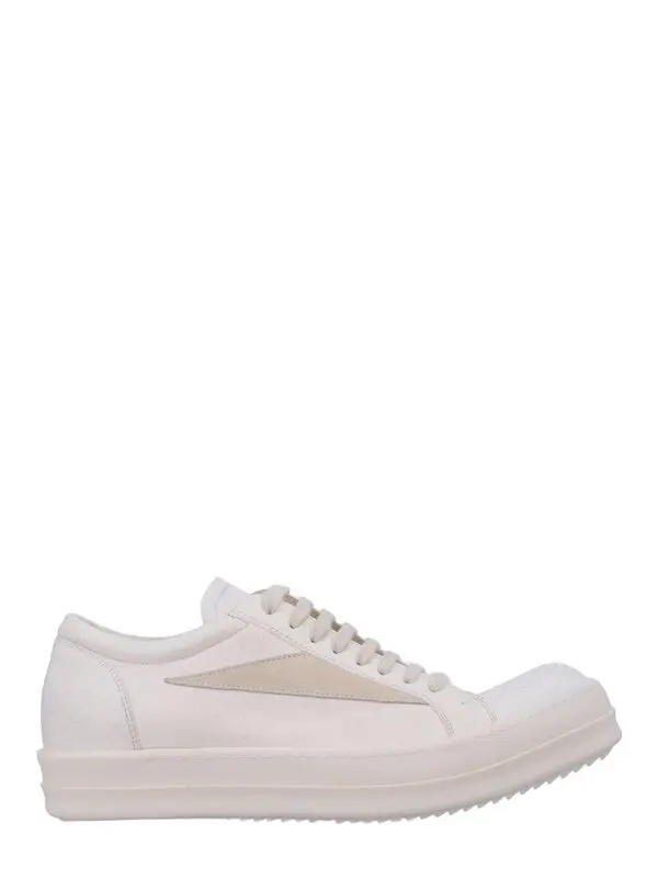 Rick Owens Low Top Sneakers - Milk