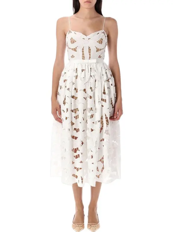 SELF-PORTRAIT Dress - White