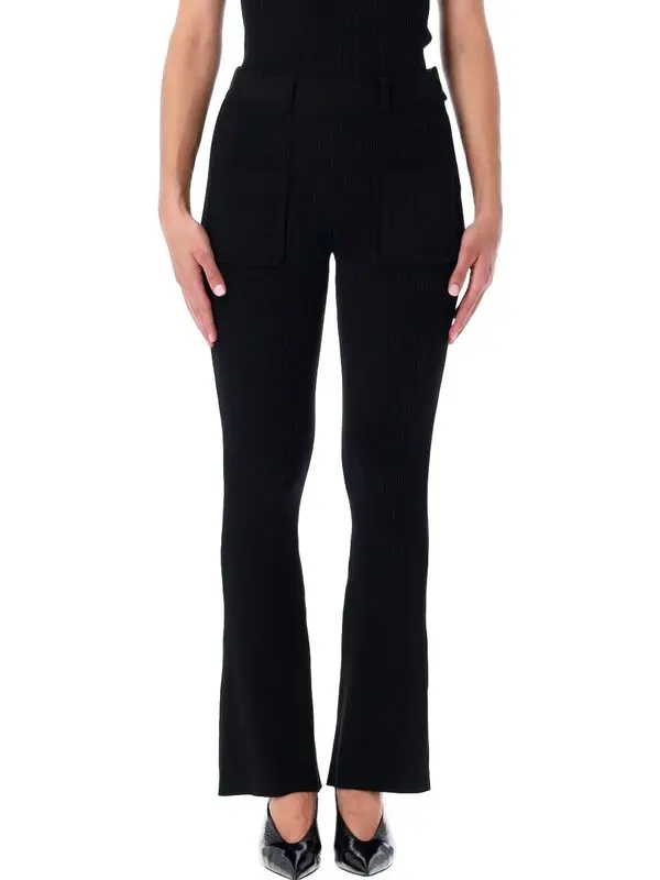 COURREGES Trousers - Black