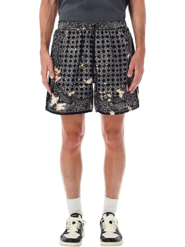 Amiri Printed Shorts - Black