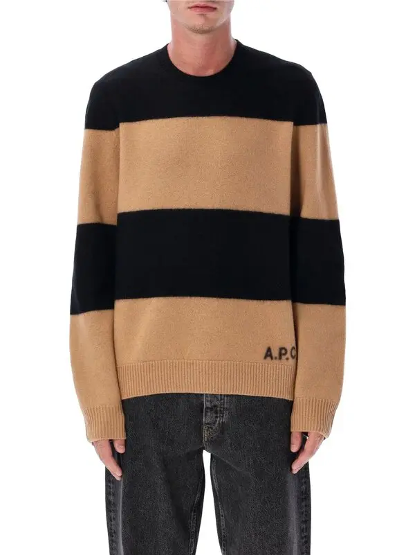 A.p.c. Pullover Sweater - Black