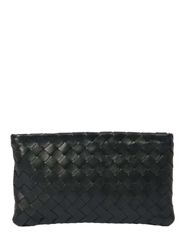 Bottega Veneta Woven Clutch - Black