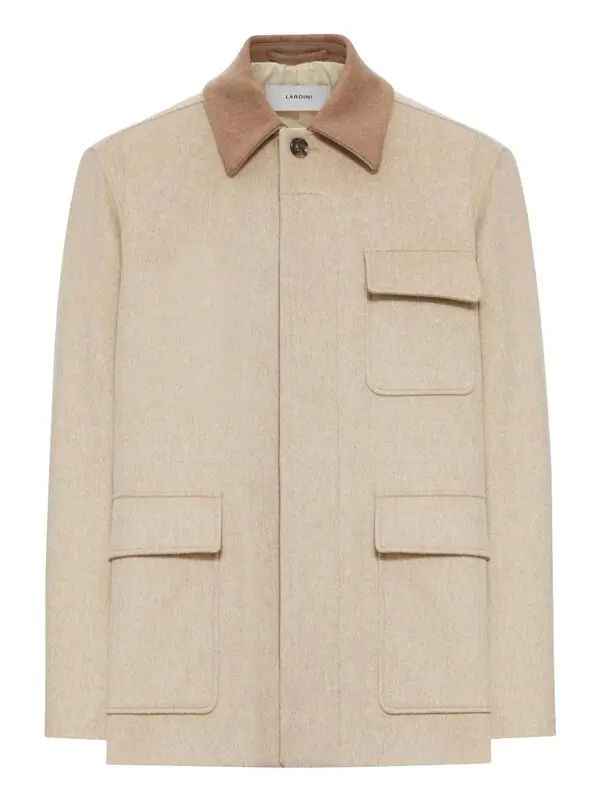 LARDINI Coat - Nude