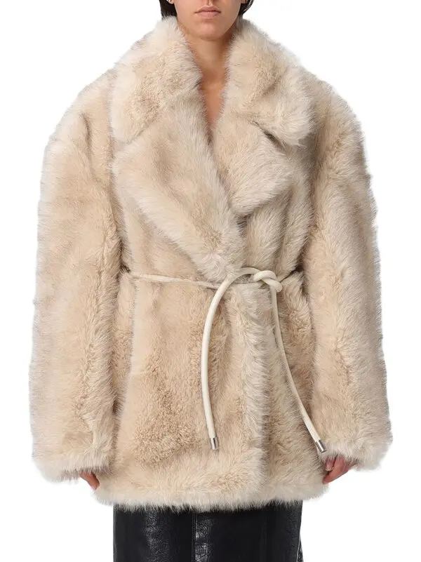 Sportmax Fur Coat - Beige