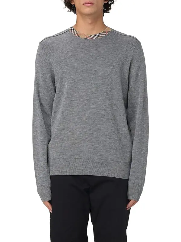 Burberry Long Sleeve Sweater - Grey