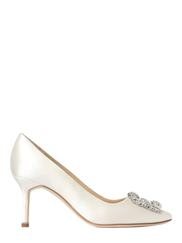 Manolo Blahnik Pumps - Cream