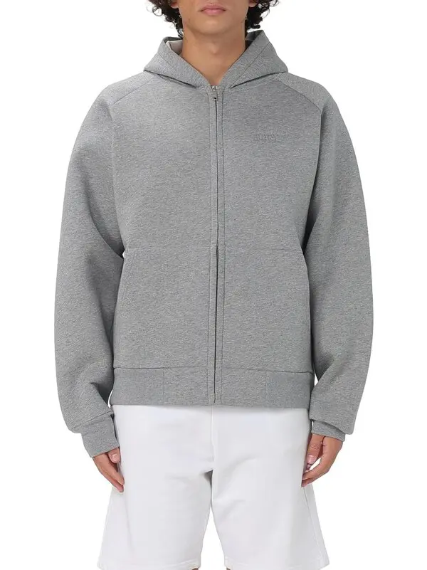 AUTRY Zip Up Sweatshirt - Grey