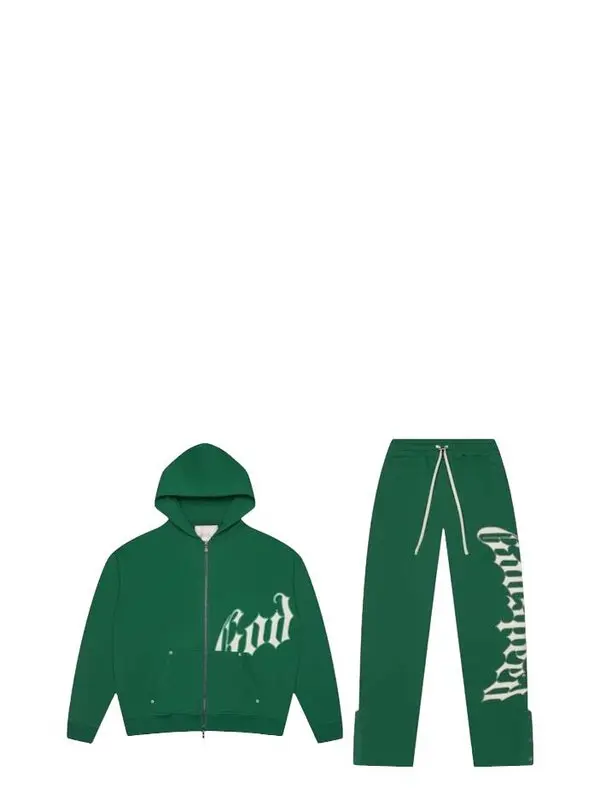 GODSPEED Og Logo V2 Sweatsuit - Green/white