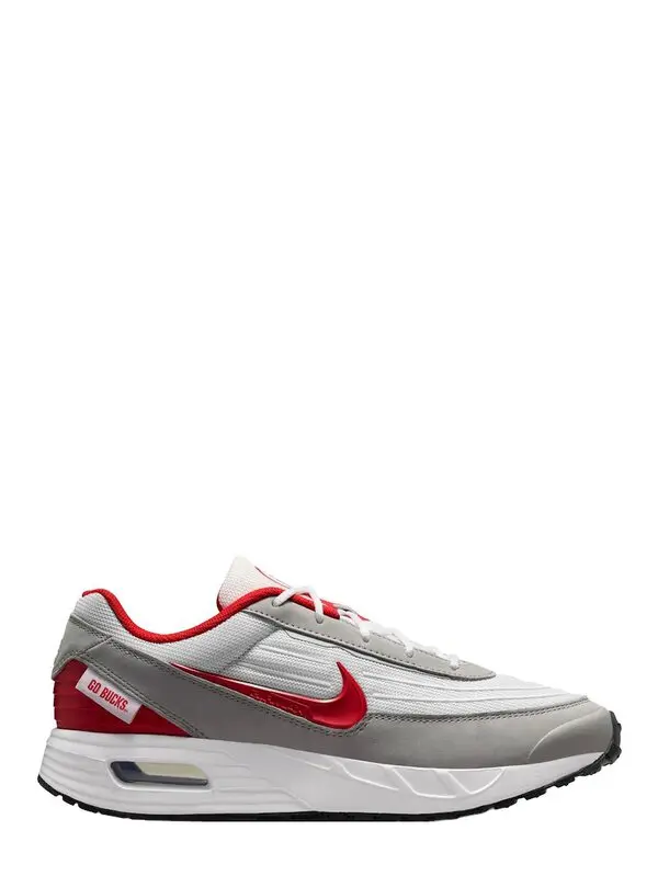Nike Air Max Verse Ohio State Sneakers - White/light Smoke Grey/university Red