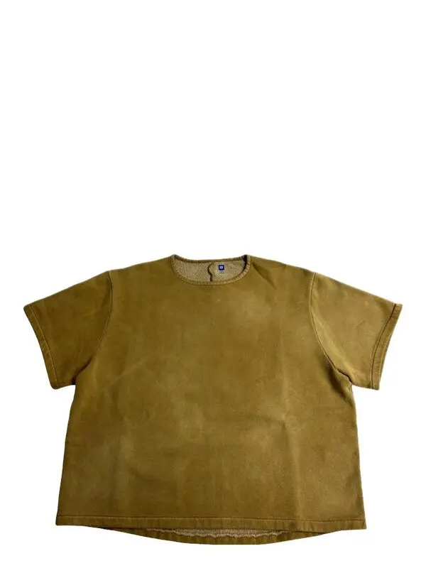 Yeezy Gap Engineered Balenciaga Fleece Yoke Tee Shirt - Bronze