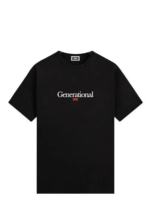 Kith Generational Quote Tee Shirt - Black