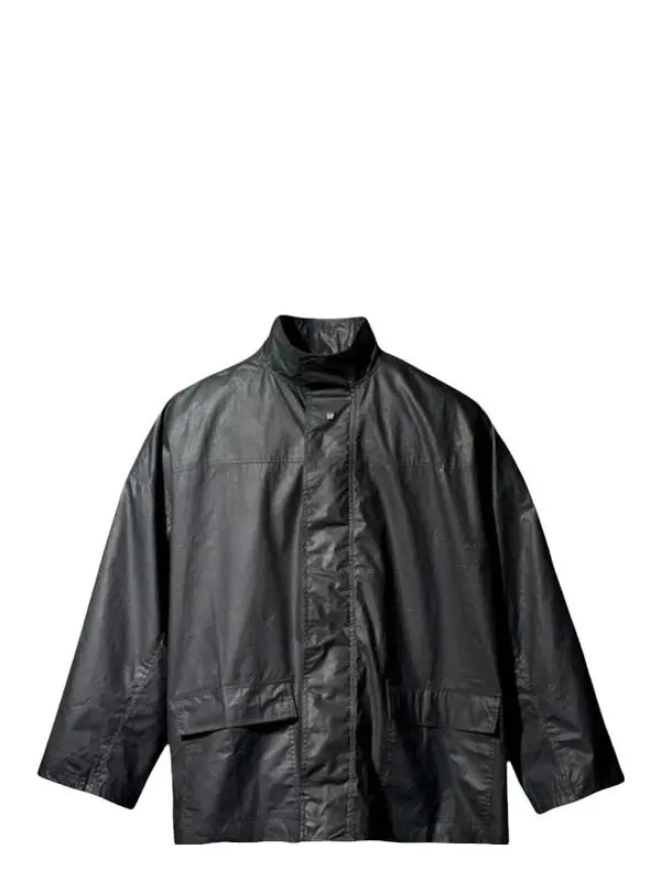 Yeezy Coated Cotton Light Parka - True Black