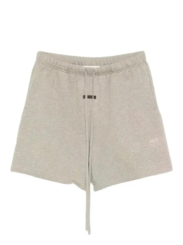 Fear Of God Logo Appliqué Shorts - Grey