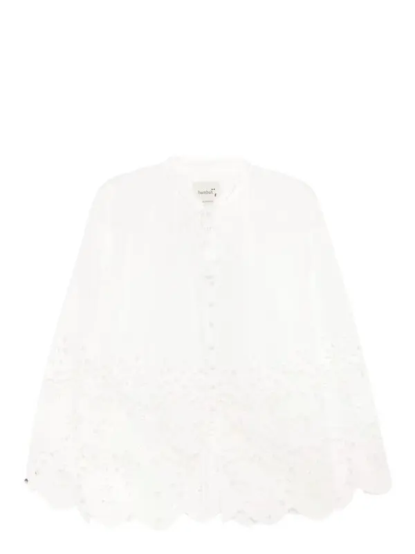 BAMBAH Eyelet Blouse - White