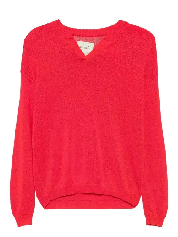 BAMBAH Olivia Knitted Top - Red