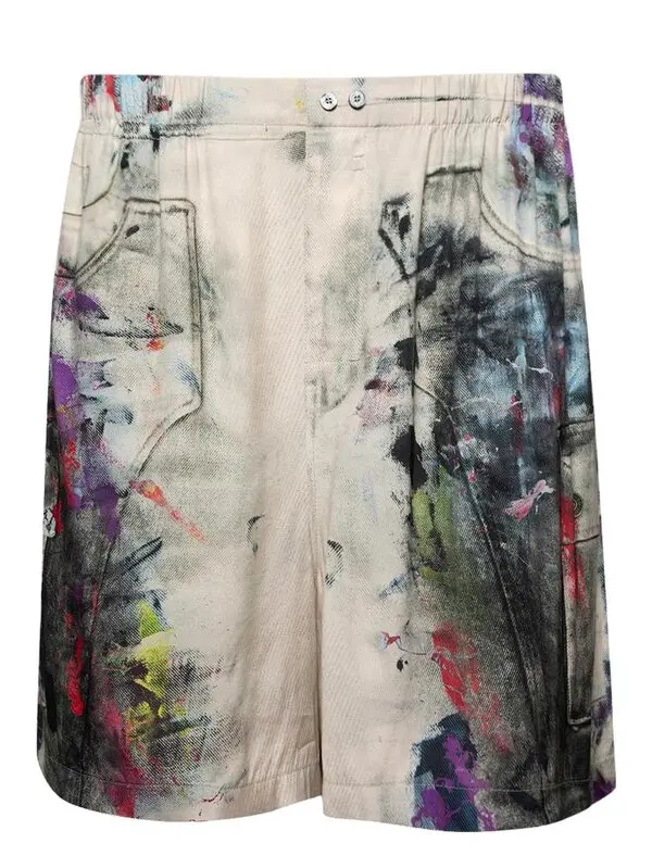 Acne Studios Printed Shorts - White