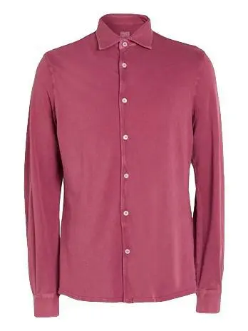 Fedeli Shirt Rust Size Organic Cotton - Magenta