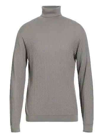 Giorgio Armani Turtleneck Knit Top - Grey