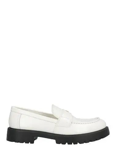 Tory Burch Calfskin Loafers - White