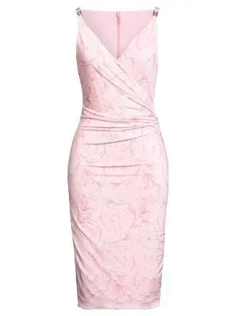 Versace Midi Bodycon Dress - Pink