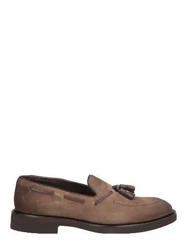 DOUCAL'S Leather Loafers - Beige