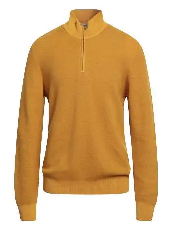GRAN SASSO Virgin Wool Half-zip Sweater - Yellow