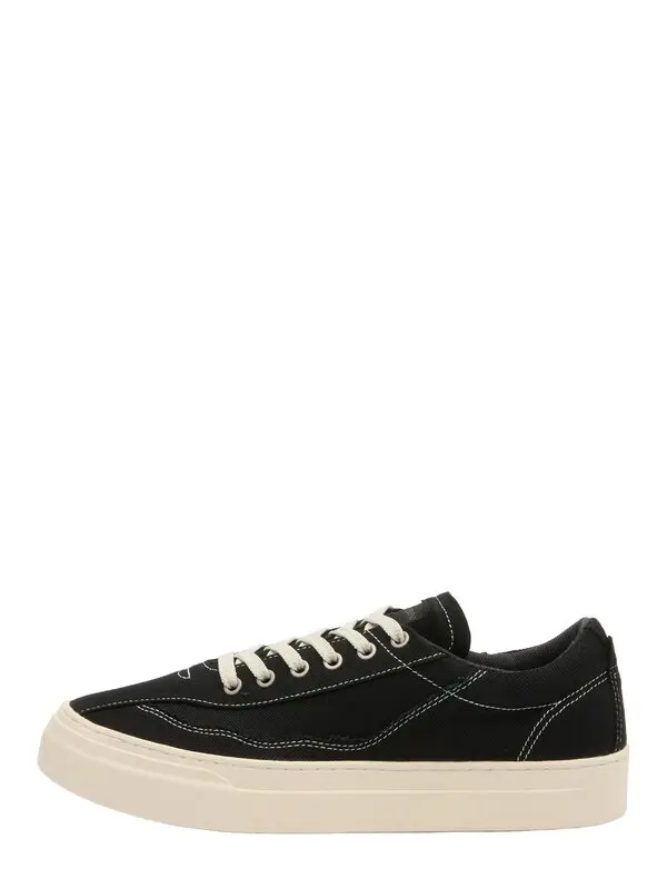 S.W.C STEPNEY WORKERS CLUB Omni Dellow Canvas Sneakers - Black