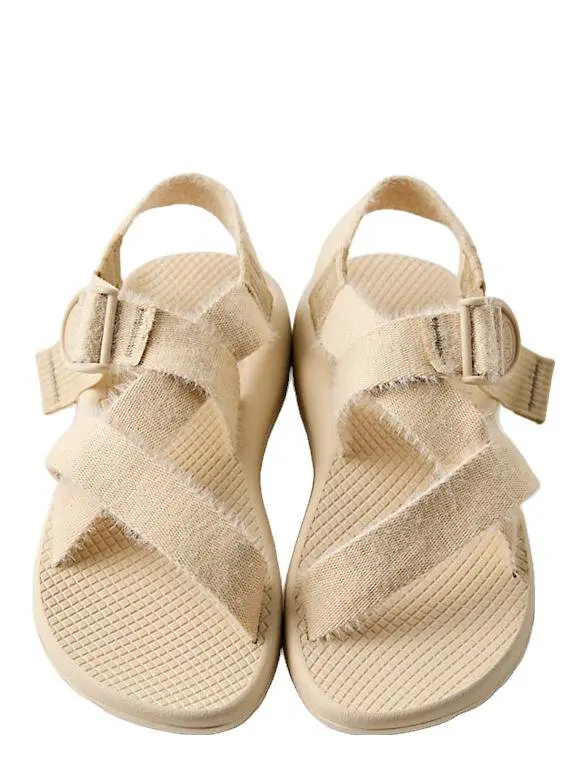 CHACO Mega Z Classic Fuzzy Sandals - Khaki