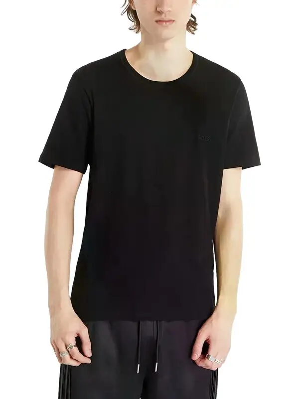 Hugo Embroidered Logo T-shirt - Black