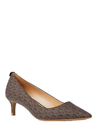 Michael Kors Alina Flex Kitten Heel Pump - Brown