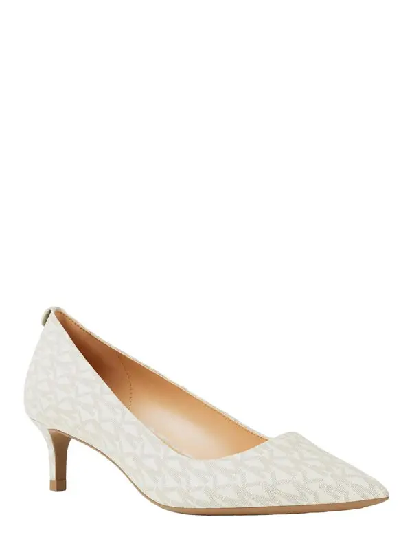 Michael Kors Alina Flex Kitten Heel Pump - Natural
