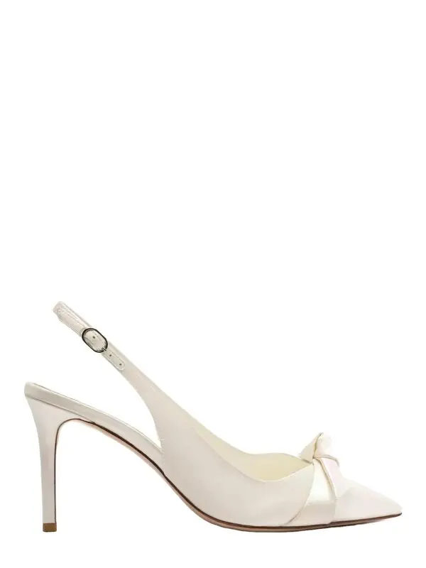 ALEXANDRE BIRMAN 85mm Clarita Classic Pumps - White