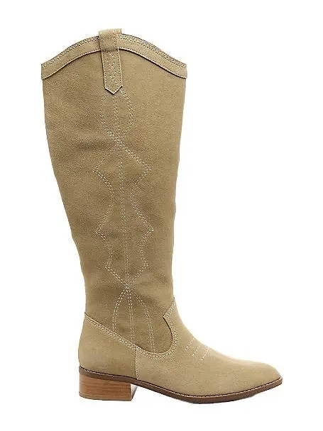 KELSI DAGGER BROOKLYN Benson Western Boots - Beige