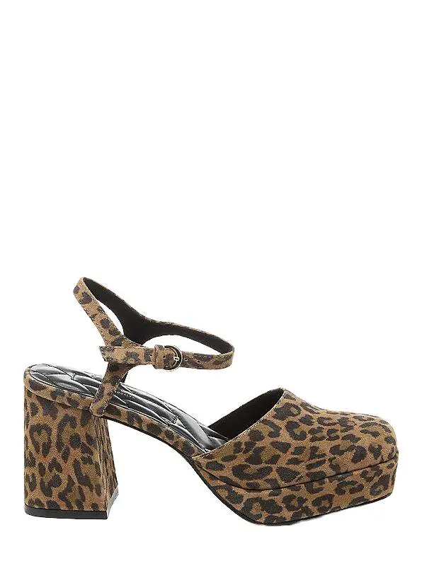 KELSI DAGGER BROOKLYN Edna Mary Jane Heels - Leopard