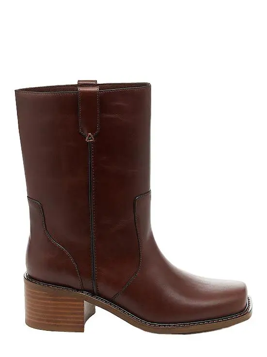 KELSI DAGGER BROOKLYN Gav Mid-calf Riding Boots - Brown
