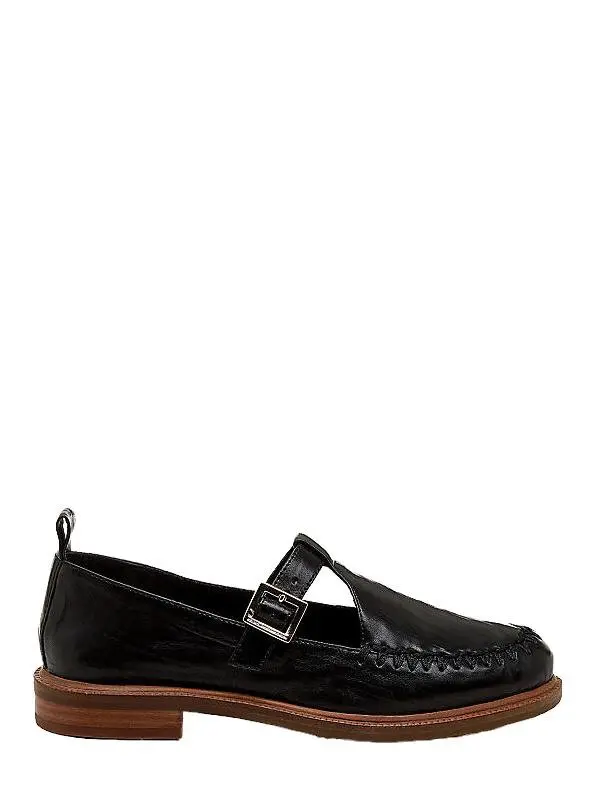 KELSI DAGGER BROOKLYN Lou T-strap Mary Jane Loafers - Black