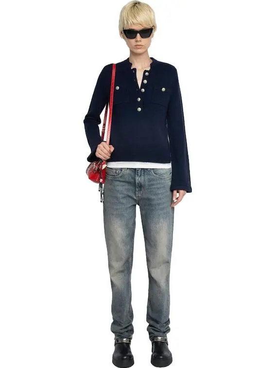 Zadig&Voltaire Lucas Wool-cashmere Sweater - Green