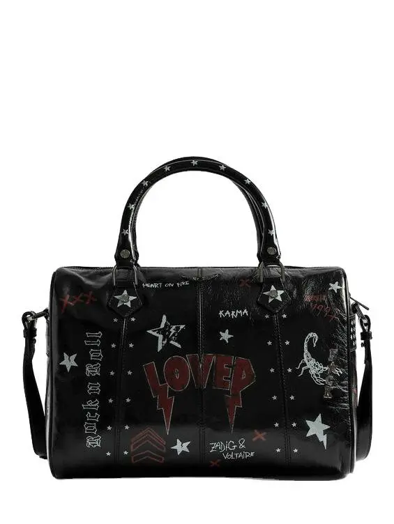 Zadig&Voltaire Sunny Medium Vibe Punk Bag - Black