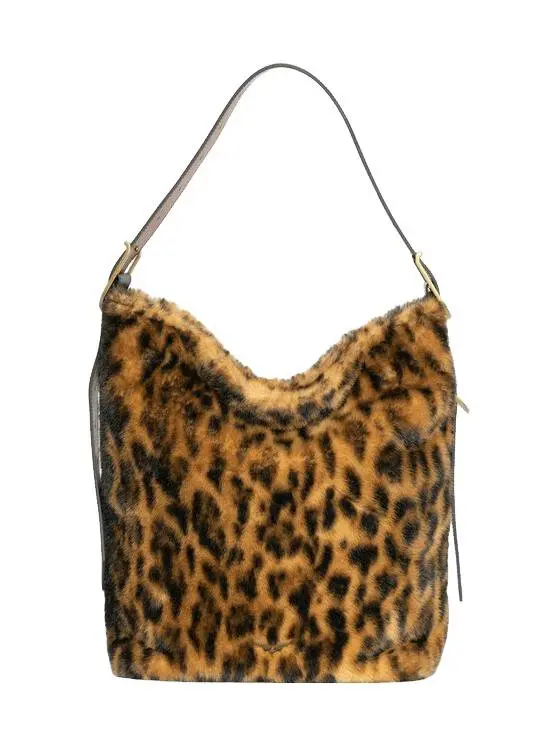 Zadig&Voltaire Jane Hobo Xl Leopard Bag - Red