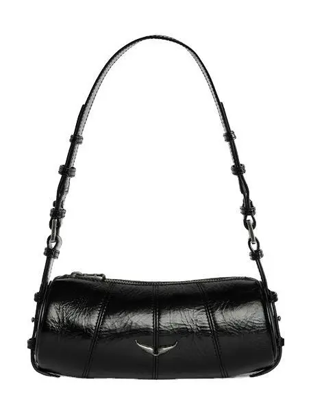 Zadig&Voltaire Le Roudoudou Vintage Patent Bag - Black