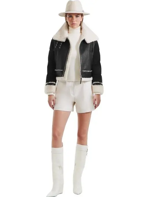 Rudsak Shearling Jacket - Black