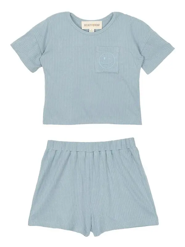 BECKETT AND BEAR Two-piece Shorts Set - Blue