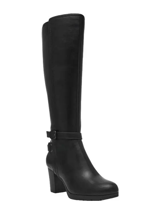 Anne Klein Rylee Boots - Black Smooth